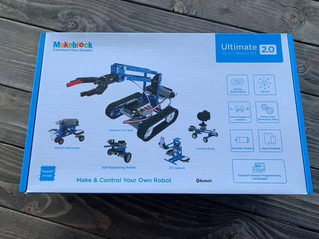 MAKEBLOCK MBOT ULTIMATE 10-in-1 Coding 2.0 Robot Science Kit *New Open ...