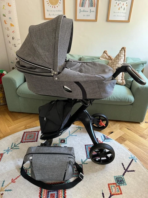 STOKKE XPLORY V6 with bassinet and accessories £550.00 - PicClick UK