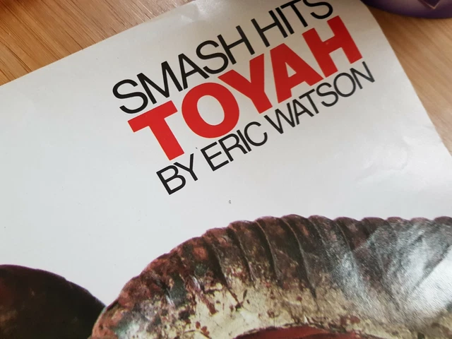 SMASH HITS 80'S HUGE toyah and HUMAN LEAGUE POSTER FOLDED 8 x A4 FULL ...