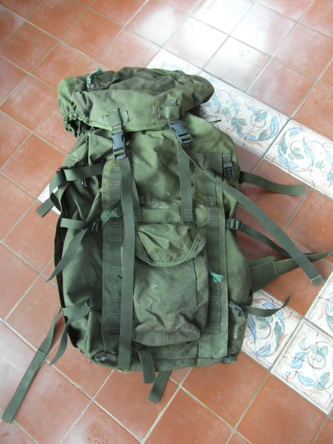 RARE BRITISH ARMY Bergen PLCE 90 OG IRR First Gulf War Iraq Olive Drab ...