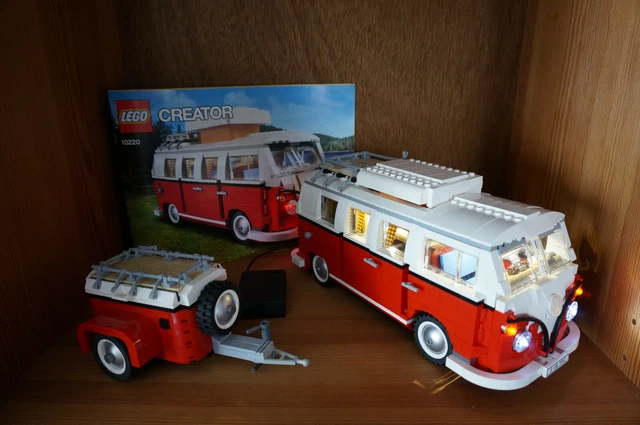 LEGO® 10220 VW T1 camping bus in original packaging with construction ...