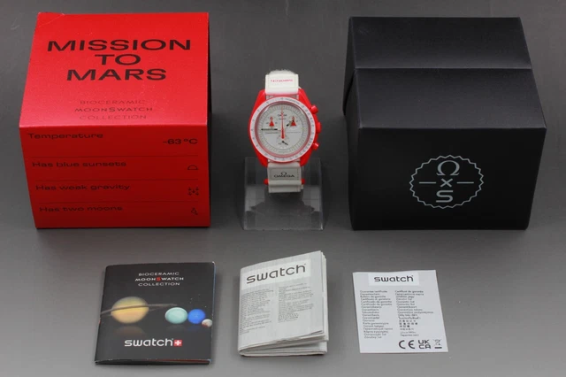 [ MINT EN Boîte ] OMEGA x Swatch Speedmaster MoonSwatch Homme Noir ...