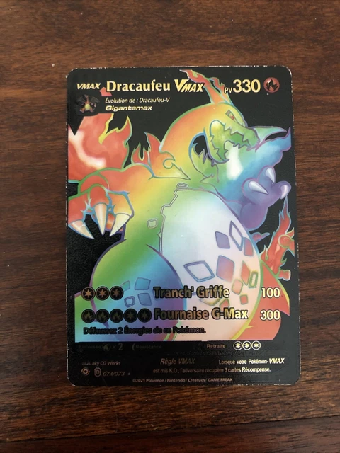 CARTE POKÉMON DRACAUFEU Vmax Multicolor Dark EUR 500,00 - PicClick FR