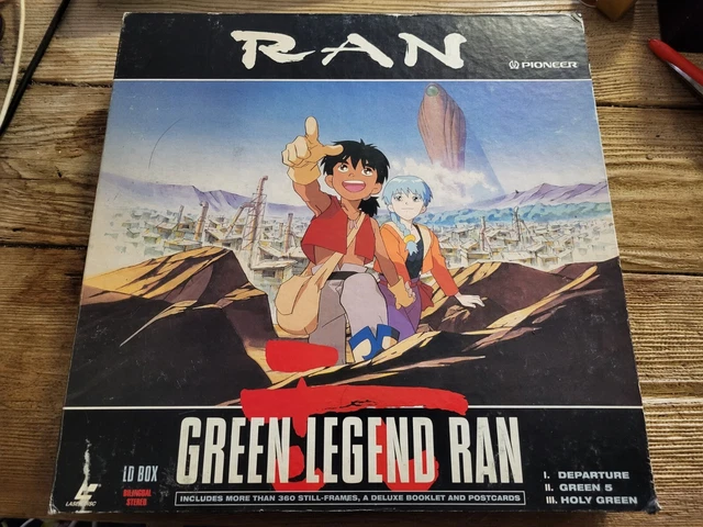 RARE GREEN LEGEND Ran Box Set Laserdisc Complet Cartes T-shirt Art Book ...