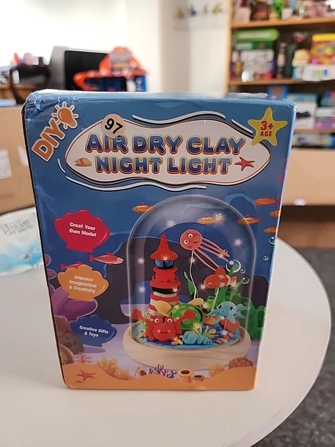 DIY AIR DRY Clay Night Light , Brand New In Box. Create Your Own. £12. ...