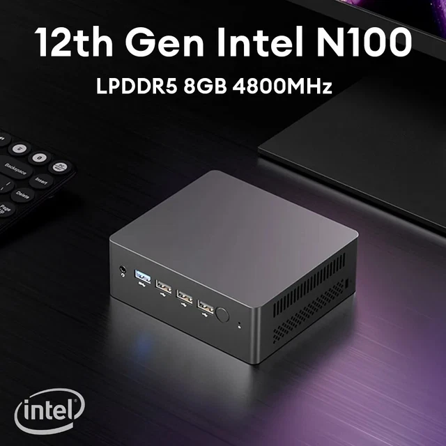 MINI PC INTEL 12 Gen CPU N100 DDR5 8G RAM 256G SSD Windows 11 - 2023 ...
