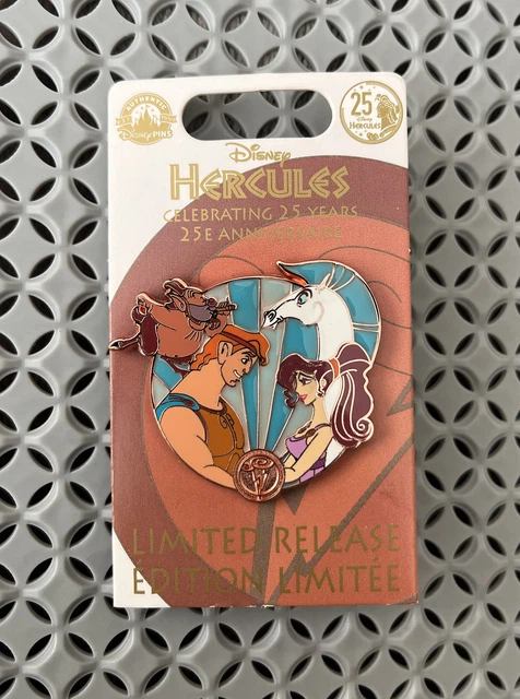 DISNEY HERCULES LIMITED Release 25 Year Anniversary Pin Meg Pegasus £17 ...