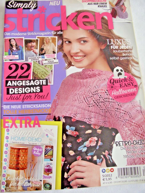 SIMPLY STRICKEN MASCHENMODE Strickmagazin Sommer 5/2012 EUR 2,50 ...