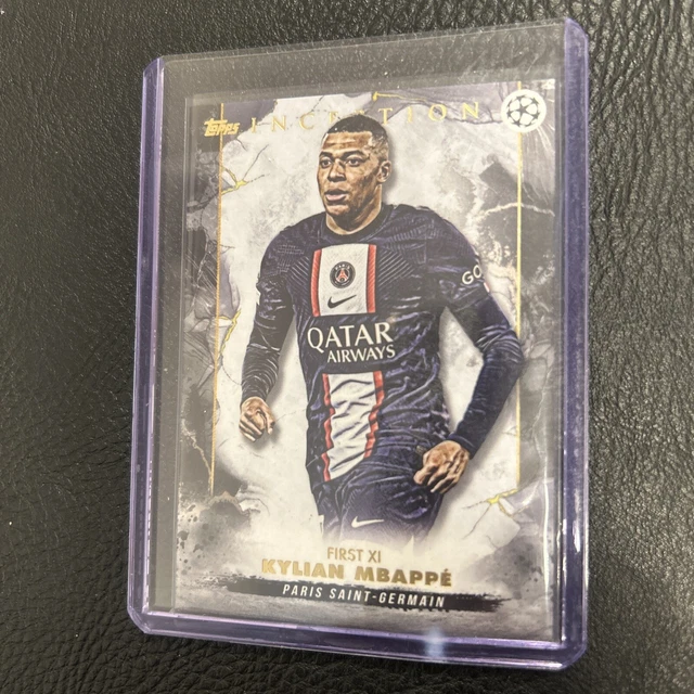 TOPPS INCEPTION 2022/23 Kylian Mbappe First XI PSG Paris Saint-Germain ...