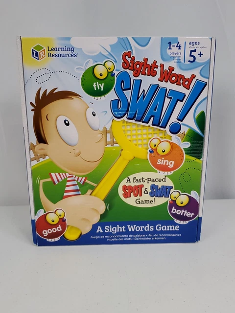 LEARNING RESOURCES SIGHT Word Swat Educational Sight Words Game New £13 ...