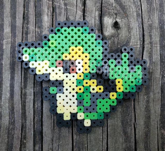 POKÉMON SNIVY PIXEL Art Magnete arte perler EUR 7,99 - PicClick IT