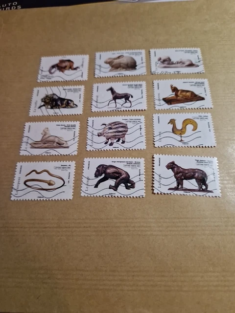 TIMBRE FRANCE SÉRIE Les Animaux Dans L Art Année 2013 EUR 0,49 - PicClick FR