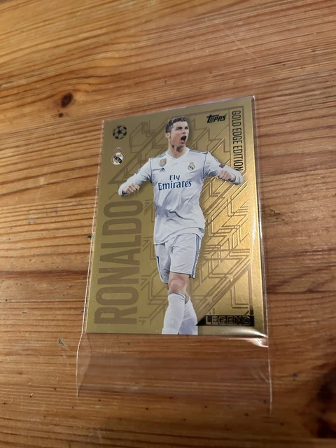 GOLD EDGE EDITION Cristiano Ronaldo Match Attax 2024/2025 Real Madrid ...