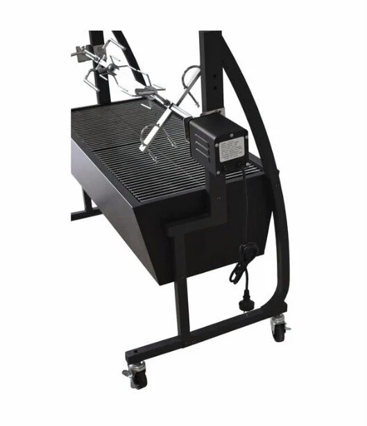 NEW JUMBUCK RONDO Medium (127cm) Charcoal Spit Roaster - Turns 40kg ...