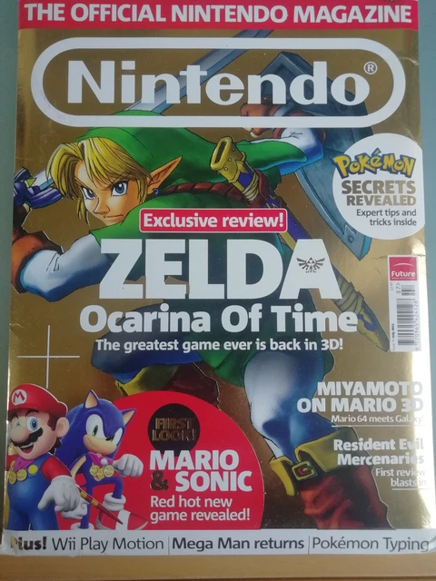 ZELDA OCARINA OF TIME numéro officiel du magazine Nintendo 70 juillet ...