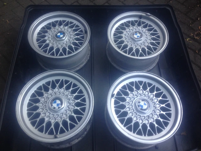 BMW E34 BBS RZ 15" alloy wheels . Set of 4. 1179774. E23 E24 E28 E32 ...