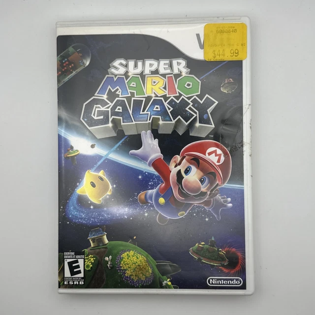 2007 SUPER MARIO Galaxy Nintendo Wii Video Game Complete Great ...
