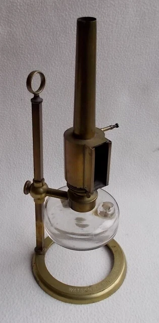 RARE ANTIQUE MICROSCOPE Oil Lamp by Watson & Sons London (c1900) £195. ...
