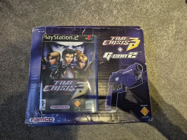 TIME CRISIS 3 G-Con 2 Light Gun Playstation 2 UK Pal Boxed Complete PS2 ...