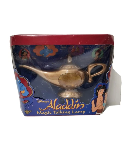 DISNEY'S ALADDIN MAGIC Talking Lamp New In Sealed Box £61.34 - PicClick UK