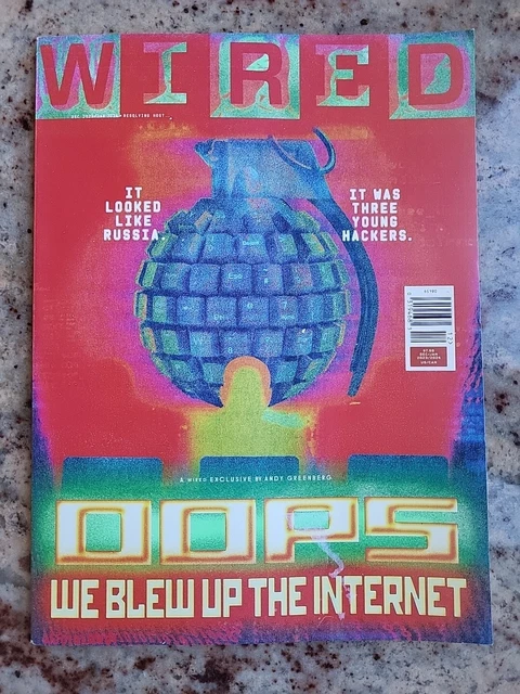 WIRED MAGAZINE DECEMBER 2023 January 2024 Oops We Blew Up The Internet ...