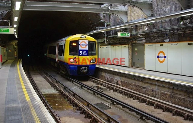 PHOTO LONDON Overground Class 378/2 378203 At Wapping. £1.65 - PicClick UK