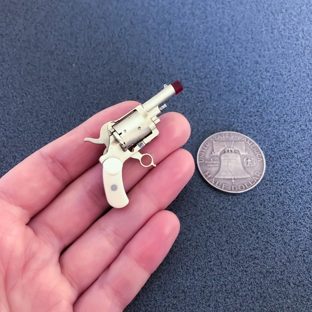 CAP GUN REVOLVER Mini gun miniature revolver Mini revolver Pocket ...