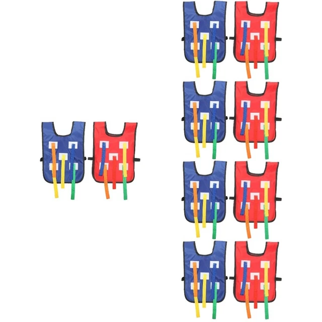 10 SETS OF Interactive Catching Tail Vests Pull Tail Belts Outdoor Game ...