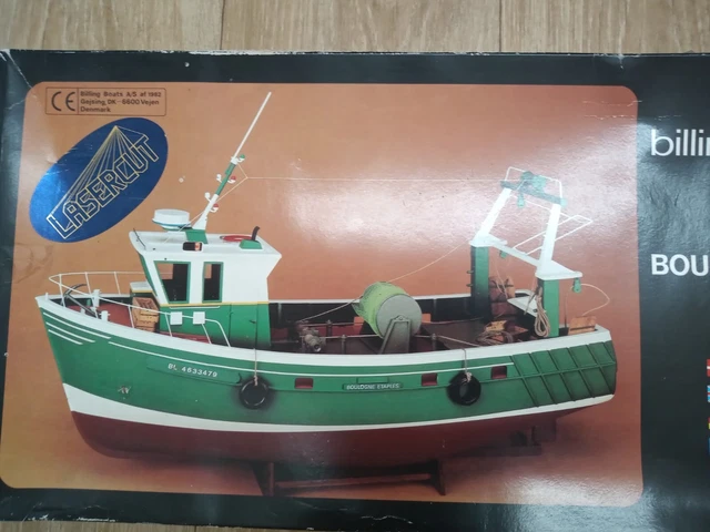 BILLING BOATS BOULOGNE Etaples 534 RC Fishing Trawler + Fittings Set ...