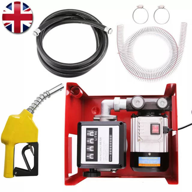 DIESEL TRANSFER PUMP Self Priming Fuel Extractor Fluid Oil Bio Electric ...