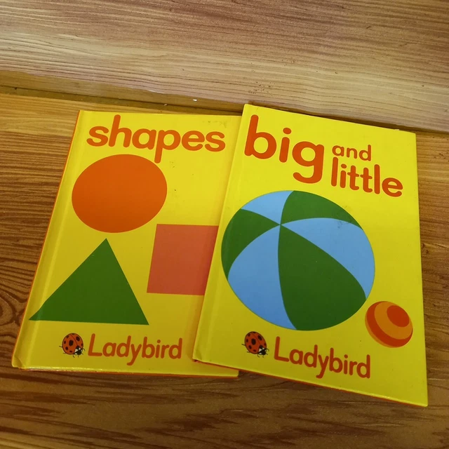 2 VINTAGE LADYBIRD early learning books Big And Little And Shapes £3.83 ...