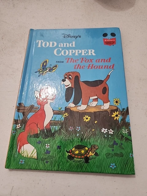 WALT DISNEY'S TOD and Copper From The Fox & The Hound (1981, Hardcover ...
