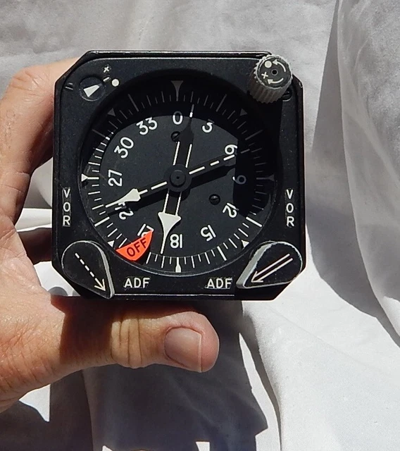 DOUGLAS DC-9 AIRLINER Gyro Compass Heading Indicator Gauge Instrument ...