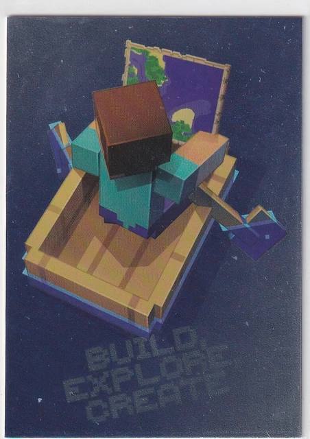 PANINI MINECRAFT TIME To Miniera Figurine Mappa No. 4 Build, Explore ...