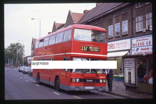 ORIGINAL 35MM COLOUR Bus Slide London Transport Olympian G313 UYK (Dub ...
