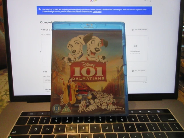 101 DALMATIANS [BLU-RAY] (1961) Classic Disney Animated Movie BRAND NEW ...