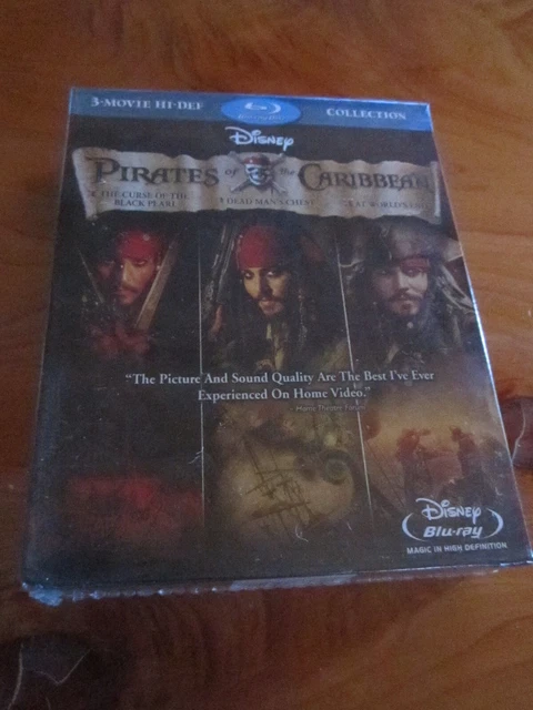 DVD BLU-RAY BOX Set Pirates Of The Caribbean Collection Disney New ...