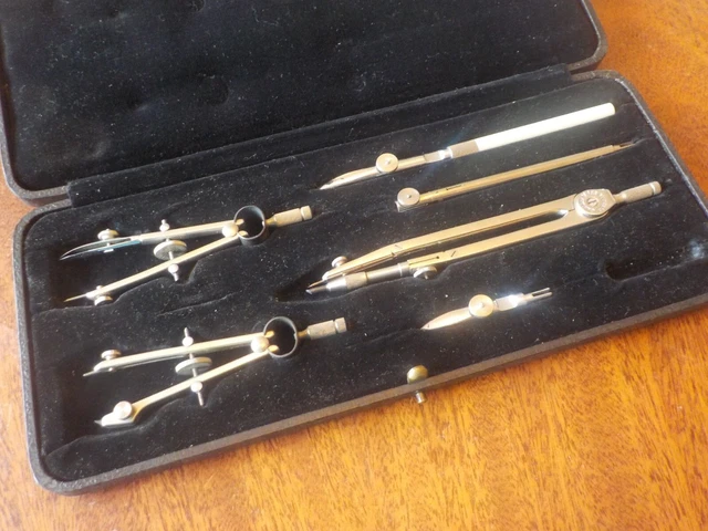 VINTAGE LEE GUINNESS Compass Geometry Set £8.99 - PicClick UK