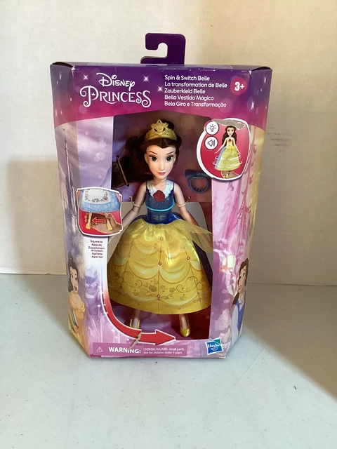 DISNEY PRINCESS SPIN and Switch Belle, Quick Change Fashion Doll $9.99 ...