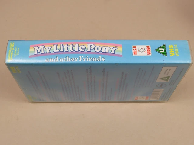 MY LITTLE PONY And Other Friends VHS 1988 MSD Video Rated U Vintage Kid ...