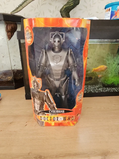 DOCTOR WHO DR Who Cyberman 12 inch poseable action figure BBC 1996 ...