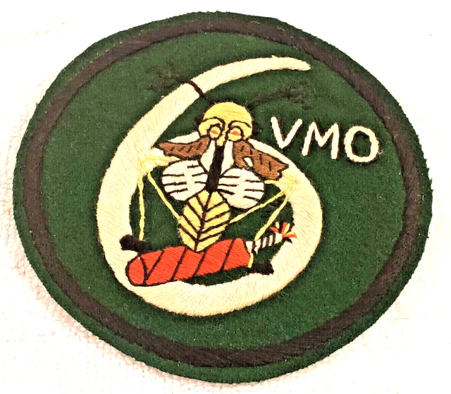 WW2 ERA US Marine Corps 6 Vmo Observation Squadron Flight Jacket Patch ...