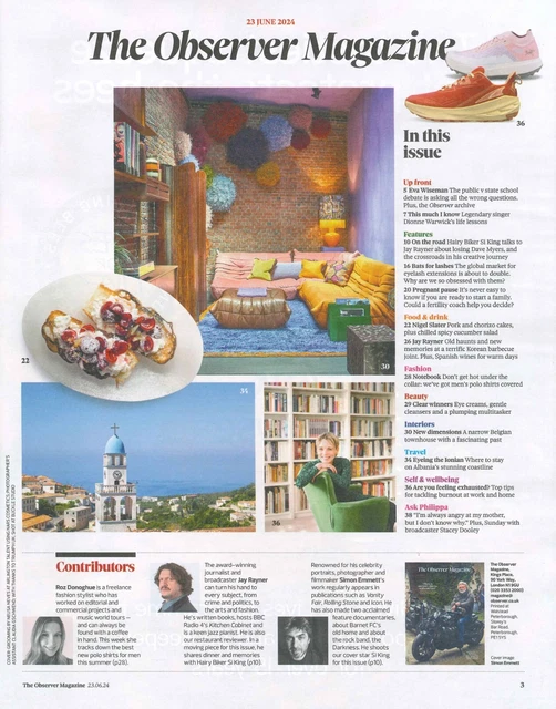 OBSERVER REVUE : si King, Dionne Warwick, Stacey Dooley, Mode, 23.6.24 ...