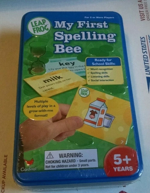 LEAP FROG MY First Spelling Bee NEW Preschool Learning Game 240 Cards ...