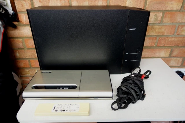 BOSE LIFESTYLE 5 + RC-9 Remote & Acoustimass 25 Series II Bass Module ...