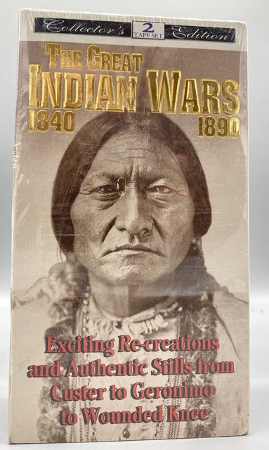 THE GREAT INDIAN Wars Vintage VHS Tapes Documentary Geronimo Custer ...