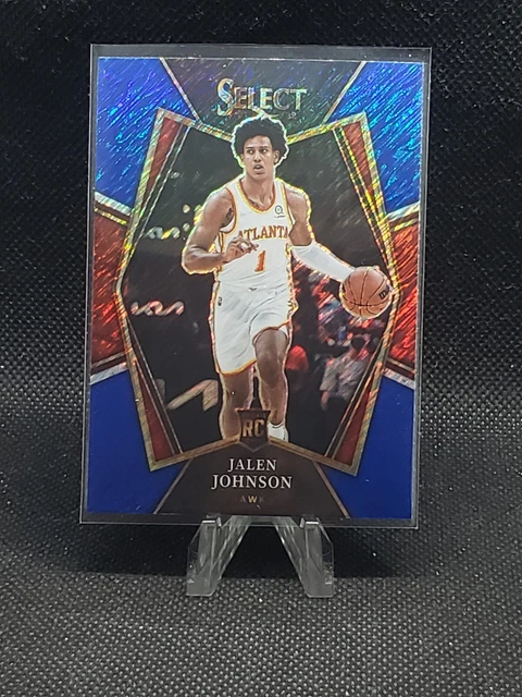 2021-22 PANINI SELECT Blue Shimmer Prizm Jalen Johnson #17 recrue RC Hawks EUR 1,87 - PicClick FR