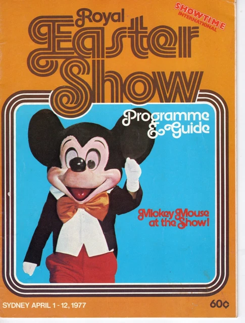 @ ROYAL EASTER SHOW PROGRAM 1977 50 pages info vintage ads DISNEY ...