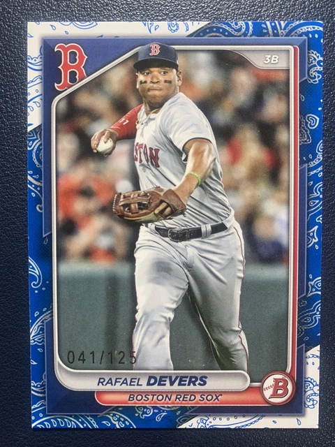 RAFAEL DEVERS 2024 Bowman motivo blu #10 SP/125 Boston Red Sox EUR 0,92 ...