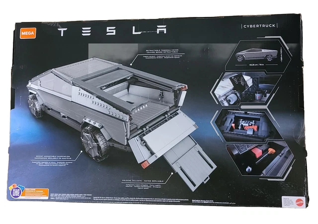 MATTEL CREATIONS MEGA Construx Tesla Cybertruck Building Set 3283 Pcs ...